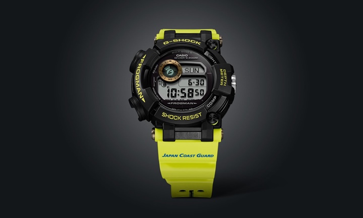 特殊救難隊」の潜水服をモチーフにイエロー/ブラックのG-SHOCK 特殊救難隊」の潜水服をモチーフにイエロー/ブラックのG-SHOCK