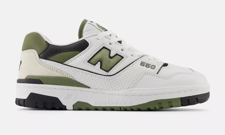 海外発売！New Balance BB550 DOB “White/Dark Olive/Black” (ニューバランス) [BB550DOB ...