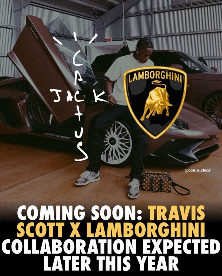 トラヴィス・スコット × ランボルギーニ コラボが2024年内にリリース予定 (Travis Scott Lamborghini ...