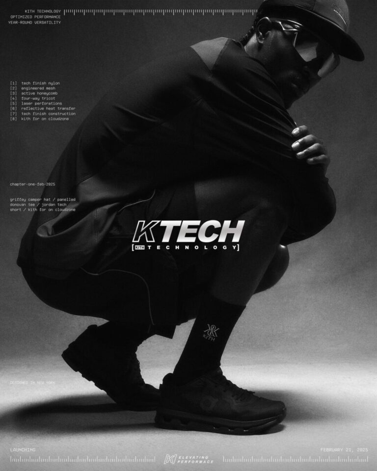 【2025年 2/21 発売】KITH × On Cloudzone “K-TECH 2025 SS” (キス オン) | Fullress