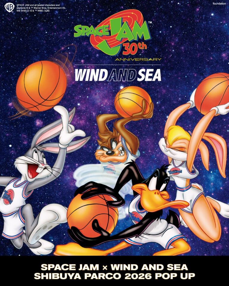 SPACE JAM 30周年 × WIND AND SEA 2026 SS コラボが1/15 順次発売 (スペース・ジャム ウィンダンシー ...